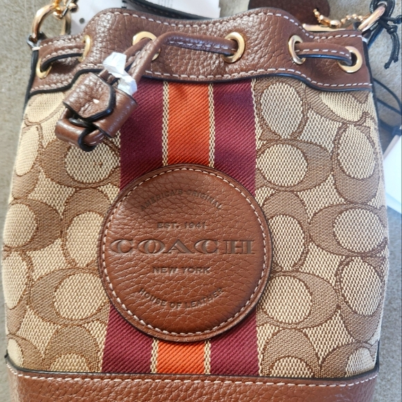 Coach | Bags | Coach Mini Dempsey Bucket Bag New | Poshmark